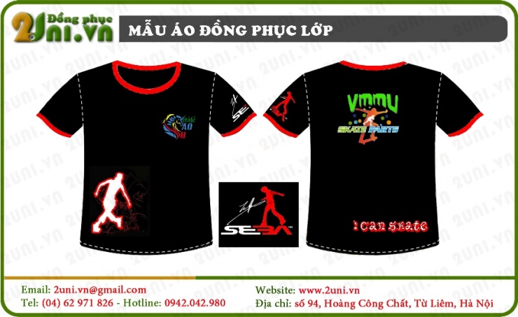 Mẫu áo patin VMMU Học Viện Quân Y